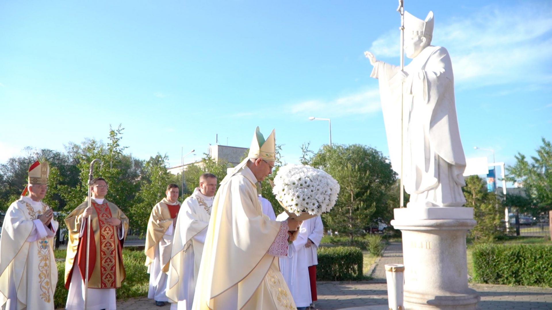 flowers for the pope